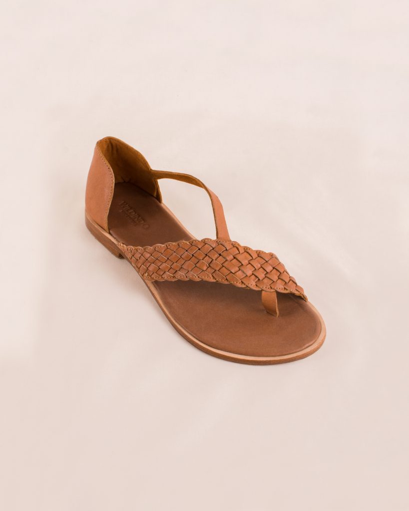 Lea Flat Sandals Caramel - Wildindo